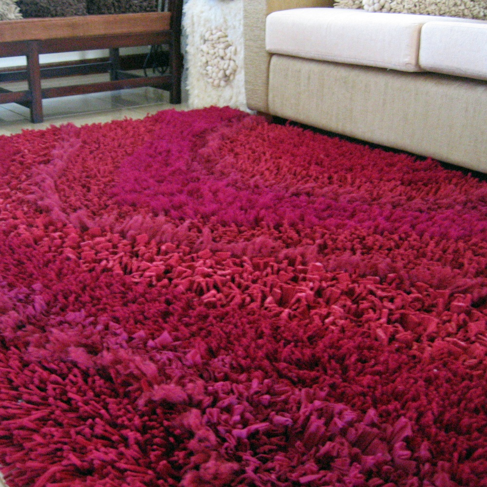 FREE FORM RUG – RED – Art of Green Home Products