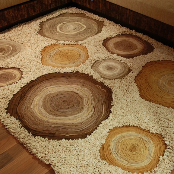Wood Slice Rug – Art of Green Home Products