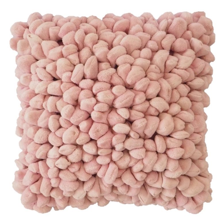 pebble cushion-light pink – Art of Green Home Products