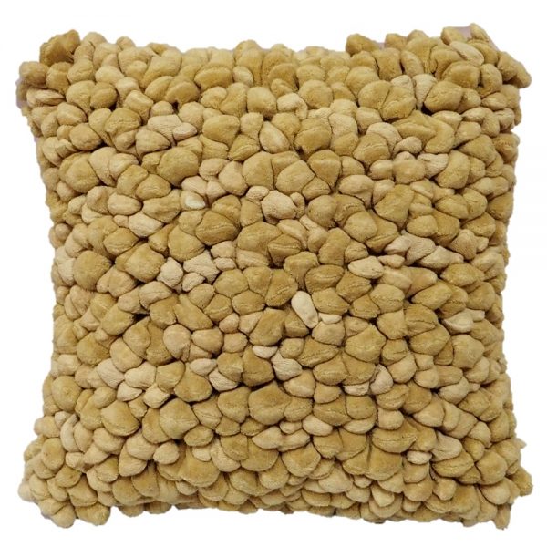 pebble cushion-tan – Art of Green Home Products