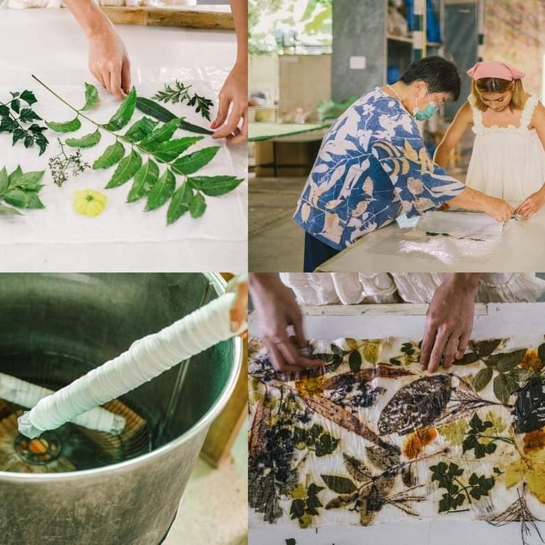 CMDW2025 depit Eco print Workshop with OUKE – Art of Green Home Products